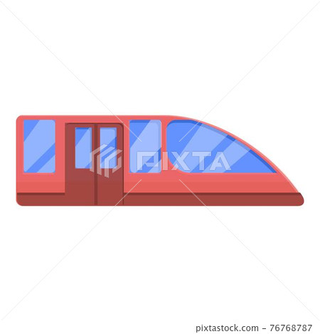 Subway car icon, cartoon style - Stock Illustration [76768787] - PIXTA