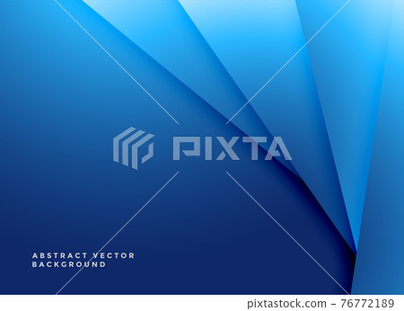 minimal blue geometric shapes background - Stock Illustration [76772189 ...