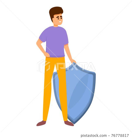 Privacy icon, cartoon style - Stock Illustration [76778817] - PIXTA