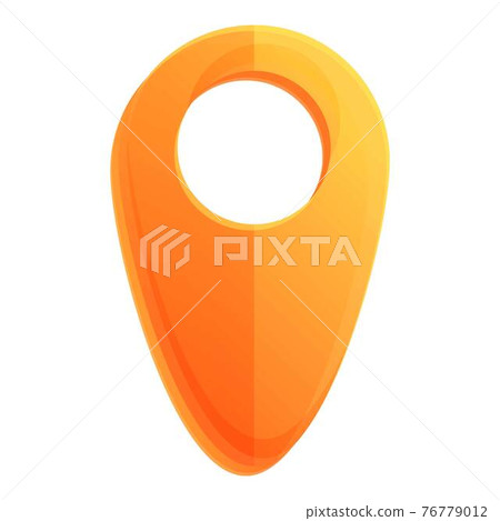 Marketing location icon, cartoon style - Stock Illustration [76779012 ...