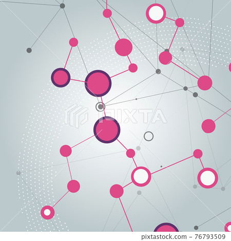 banner with connect element vecton white... - Stock Illustration ...