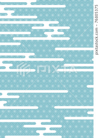 Japanese pattern haze pattern background - Stock Illustration [76805375 ...