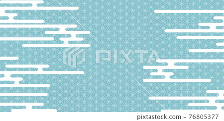 Japanese pattern haze pattern background - Stock Illustration [76805377 ...