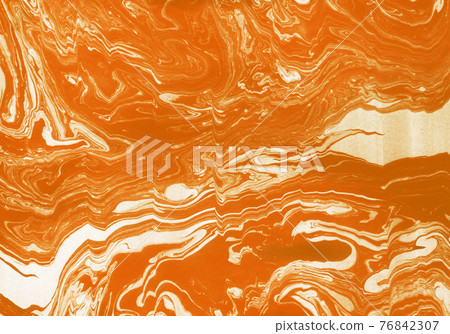 Orange marble pattern, liquid - Stock Illustration [76842307] - PIXTA