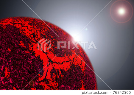 Image illustration of a star before a supernova... - Stock Illustration ...