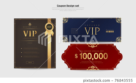 coupon, invitation, card - Stock Illustration [76843555] - PIXTA