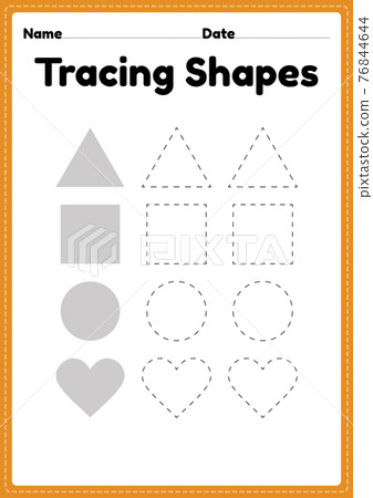 Handwriting Practice Shapes Handwriting Practice Worksheets – FREE