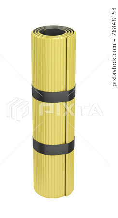Yellow exercise mat - Stock Illustration [76848153] - PIXTA