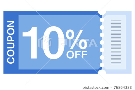 A simple 10% discount coupon for shopping - Stock Illustration ...