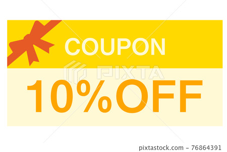 A simple 10% discount coupon for shopping - Stock Illustration ...