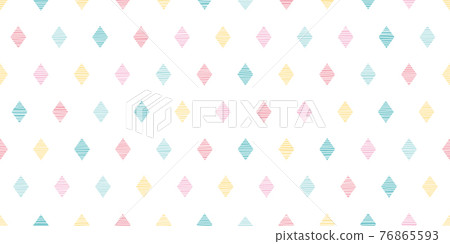 Illustration rhombus pattern-seamless - Stock Illustration [76865593 ...