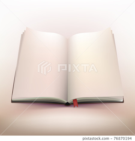 Open Notebook 3d Design - Stock Illustration [76870194] - PIXTA