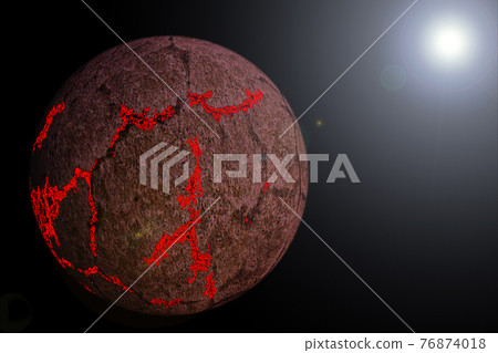 Image illustration of a star before a supernova... - Stock Illustration ...