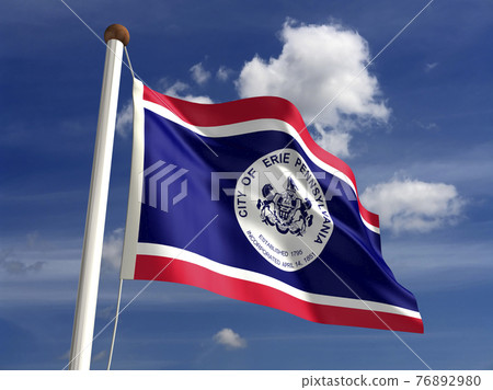 Erie City Flag - Stock Illustration [76892980] - PIXTA