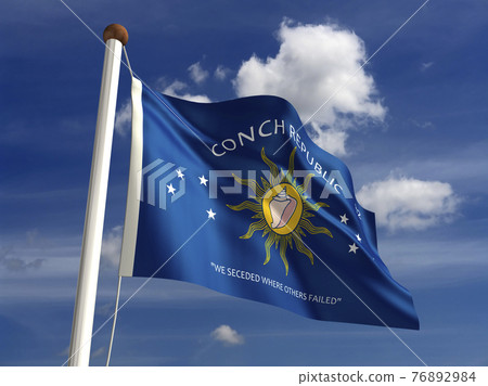 Key West City Flag - Stock Illustration [76892984] - PIXTA