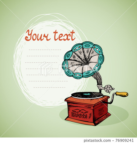 retro music invitation - Stock Illustration [76909241] - PIXTA