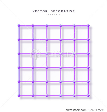 3d atom array grid. - Stock Illustration [76947598] - PIXTA