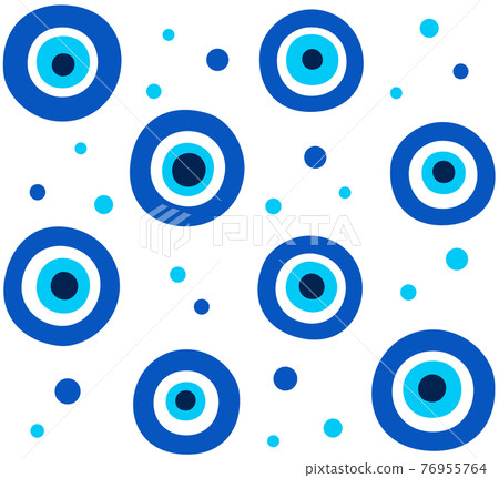 Turkish Evil Eye pattern - Stock Illustration [76955764] - PIXTA