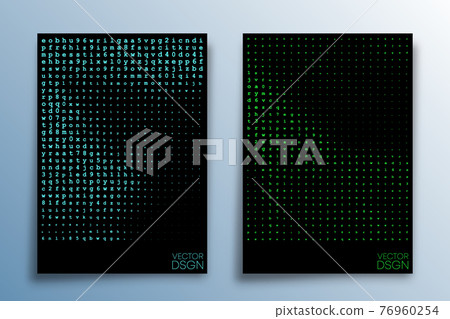 Abstract matrix effect design for background,... - Stock Illustration ...