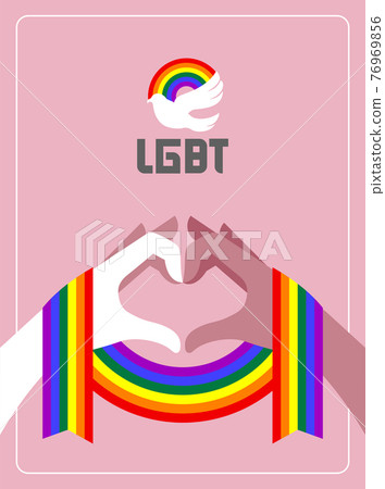 Publicity posters information about LGBT content. - Stock Illustration ...