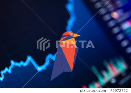 Ravencoin RVN Cryptocurrency. Ravencoin RVN... - Stock Illustration ...