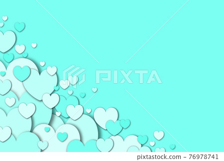 Heart frame material Image of large and small... - Stock Illustration ...