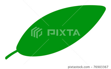 Flat Vector Coca Leaf Icon - Stock Illustration [76983367] - PIXTA