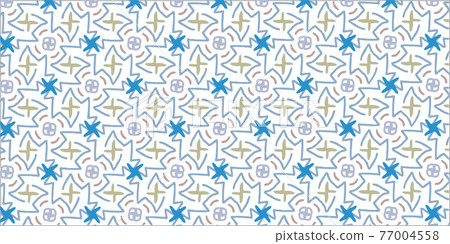 Light blue and blue decoration pattern - Stock Illustration [77004558 ...