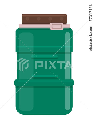 Plastic barrel cask isolated on white background - Stock Illustration ...