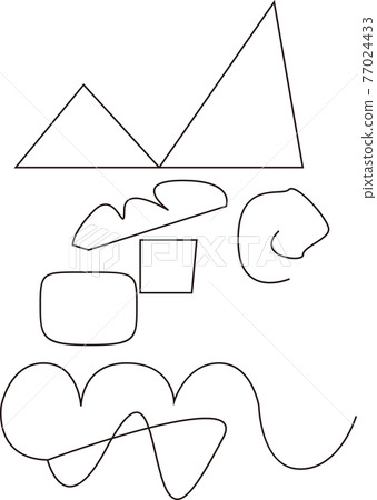 Profile image of the king Line drawing - Stock Illustration [77024433 ...