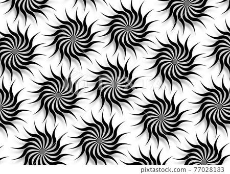 vortex sign pattern background, wave and spiral... - Stock Illustration ...