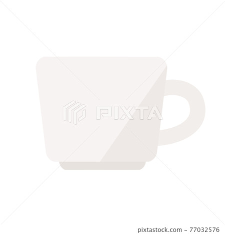 White mug side - Stock Illustration [77032576] - PIXTA