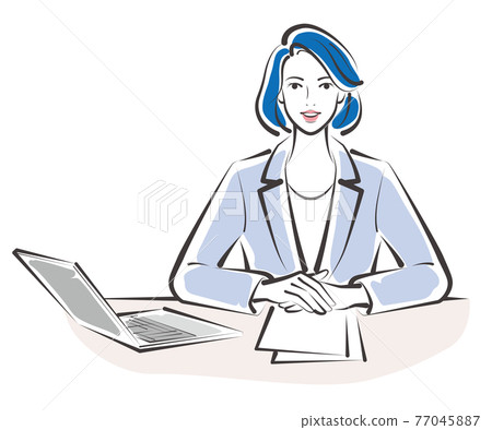 Vector illustration of working women Business... - Stock Illustration ...