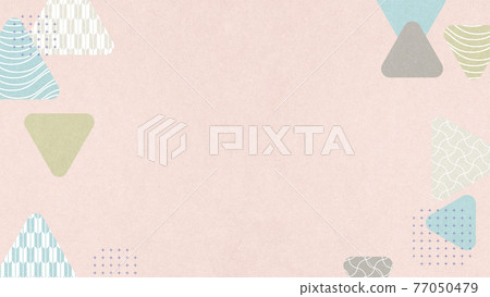 Japanese style background material triangle... - Stock Illustration ...