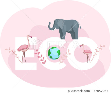Set of illustrations about eco system of Earth.... - Stock Illustration ...