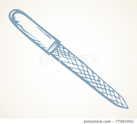 Nail file. Vector drawing icon-插圖素材 [77065092] - PIXTA圖庫