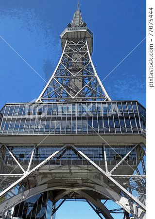 Nagoya Sakae district scenic - Stock Illustration [77075444] - PIXTA