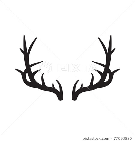 Deer Antlers Vector illustration, Deer Antlers... - Stock Illustration ...