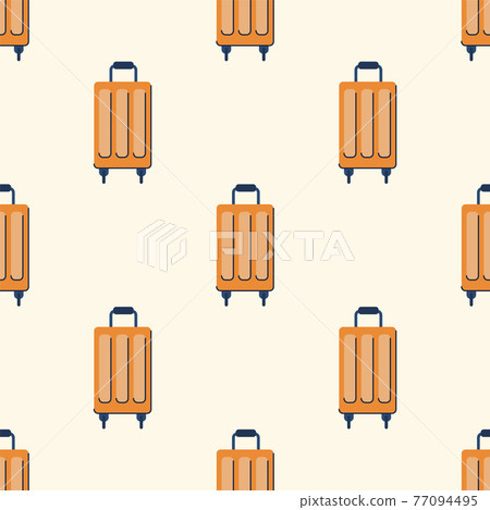 Suitcase. Seamless pattern for textiles and... - Stock Illustration ...