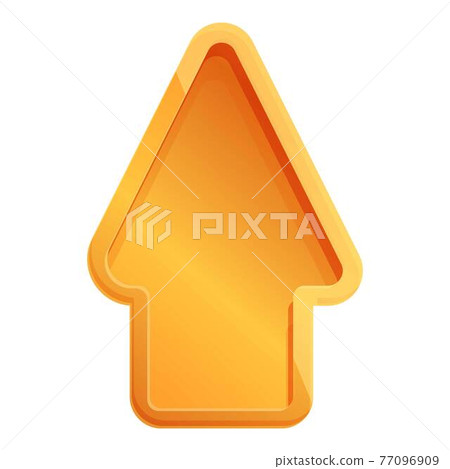 Ranking arrow up icon, cartoon style - Stock Illustration [77096909 ...