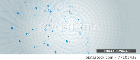 Abstract connectivity lines dots for concept... - Stock Illustration ...