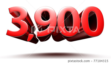 3900 red. - Stock Illustration [77104315] - PIXTA