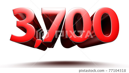 3700 red. - Stock Illustration [77104318] - PIXTA