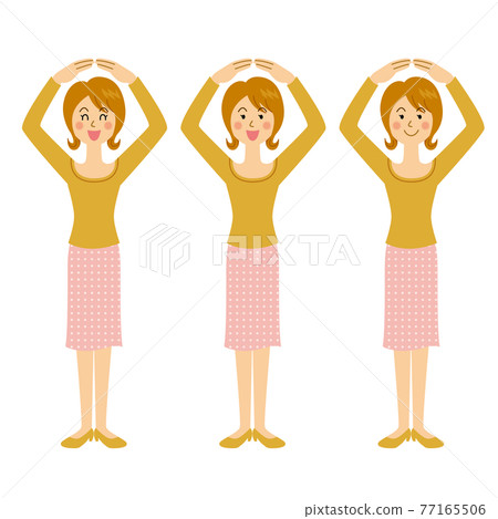 A woman agrees - Stock Illustration [77165506] - PIXTA