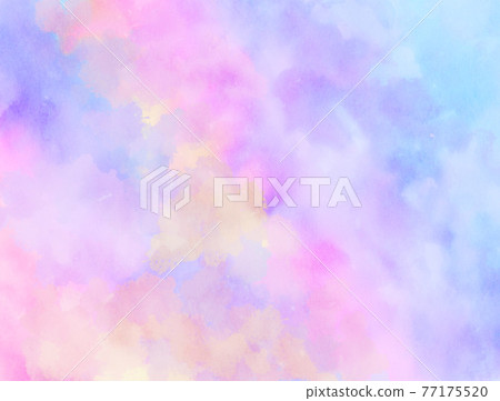 Watercolor bleeding background - Stock Illustration [77175520] - PIXTA
