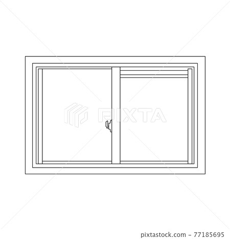 Window (line drawing) - Stock Illustration [77185695] - PIXTA