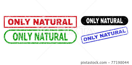 ONLY NATURAL Rectangle Watermarks Using Grunged... - Stock Illustration ...
