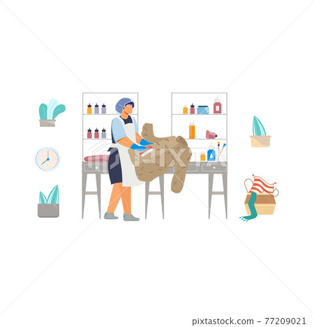 Dry Cleaner Illustration - Stock Illustration [77209021] - PIXTA