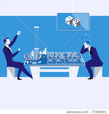 Casino, gambling concept vector illustration in... - Stock Illustration ...
