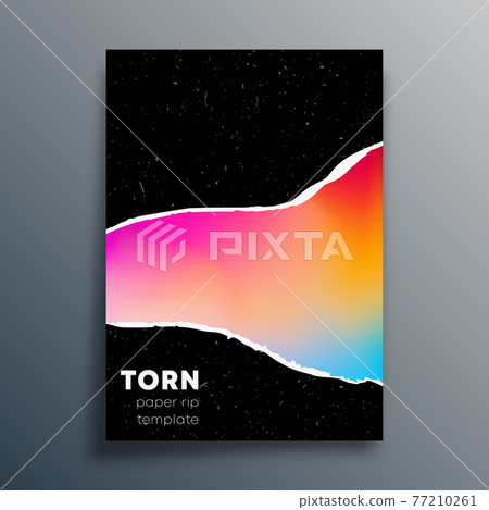 Torn paper rip design for poster, flyer,... - Stock Illustration ...